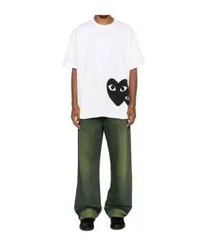 Play Comme Des Garcon Comme Des Garons Play Oversized Heart Crewneck T-shirt