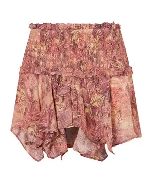 Isabel Marant Étoile Ceiva Mandala Smocked Mini Skirt