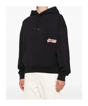 Jacquemus Logo Patch Drawstring Hoodie