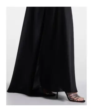 RODARTE Lace-trimmed Silk Charmeuse Gown