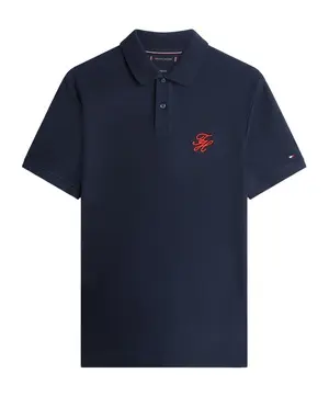 Tommy Hilfiger Short-sleeved Polo Shirt - Black