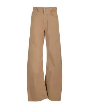 MAISON MARGIELA Wide-leg Trousers - Brown