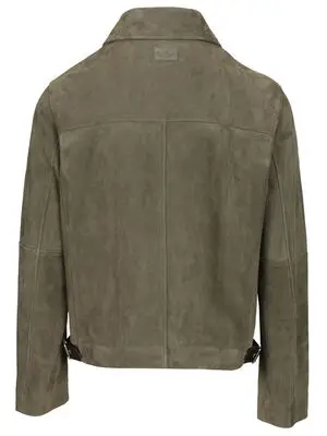 Loewe Zip-up Suede Lambskin Jacket - No
