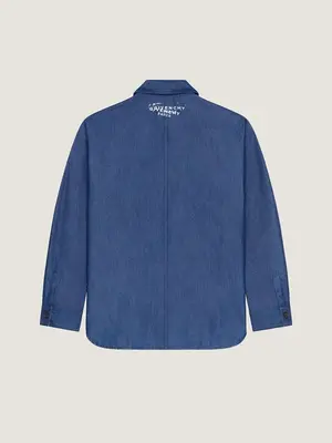 Givenchy Couture Seam Overshirt Denim With Stamp