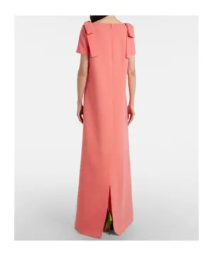 Carolina Herrera Bow-detail Embellished Floral Gown
