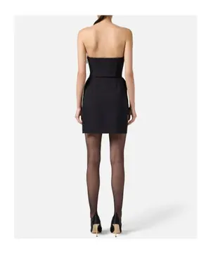 Elisabetta Franchi Bustier Crpe Dress