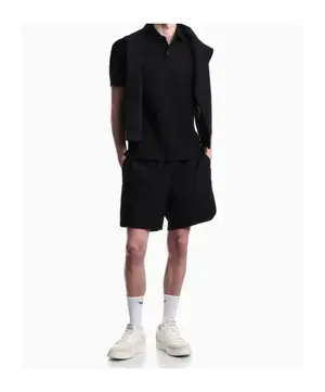 Emporio Armani Button Detailed Short-sleeved Polo Shirt