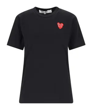 Play Comme Des Garcon Short-sleeved T-shirt - Black