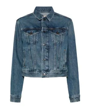 Ralph Lauren Flag-patch Denim Jacket - Blue