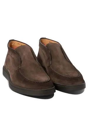 Santoni Desert Round-toe Slip-on Boots