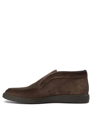 Santoni Desert Round-toe Slip-on Boots