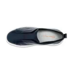 Santoni Round Toe Slip-on Sneakers
