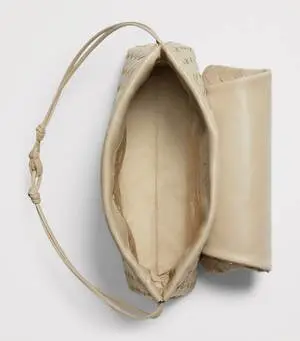 Bottega Veneta Leather Giorno Shoulder Bag - Neutral
