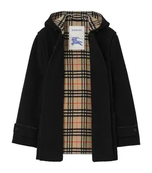 Burberry Wool Hooded Duffle Coat