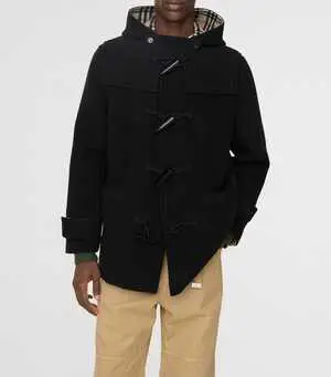 Burberry Wool Hooded Duffle Coat