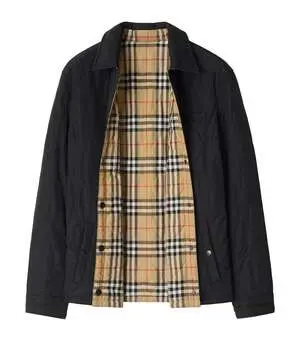 Burberry Quilted Reversible Check Overshirt