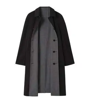 Burberry Reversible Parkbury Wool-cotton Car Coat