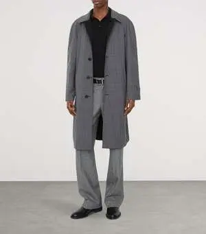 Burberry Reversible Parkbury Wool-cotton Car Coat