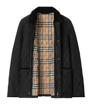 Burberry Quilted Barn Jacket - Black