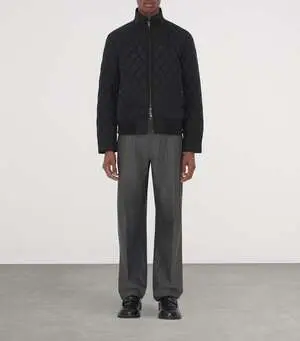 Burberry Quilted Water-resistant Jacket With Signature Check Lining