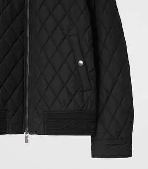 Burberry Quilted Water-resistant Jacket With Signature Check Lining