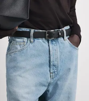 Studio Nicholson Riso Straight Leg Jeans In Raw Washed Denim - Blue