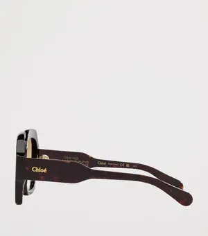 Chloé Oversized Rectangle Sunglasses
