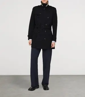 Burberry Short Kensington Trench Coat