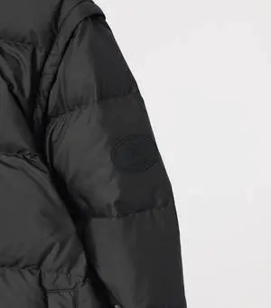 Burberry Detachable Sleeve Quilted Puffer Jacket With Drawcord Hem