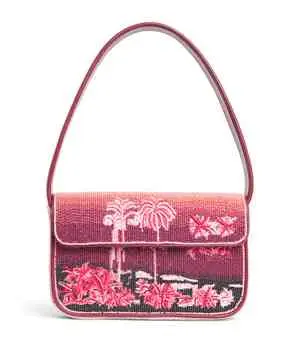 Staud Beaded California Clouds Tommy Shoulder Bag