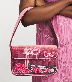 Staud Beaded California Clouds Tommy Shoulder Bag