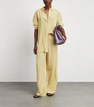 Staud Silk Stripe Nolan Shirt