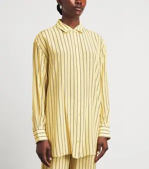 Staud Silk Stripe Nolan Shirt
