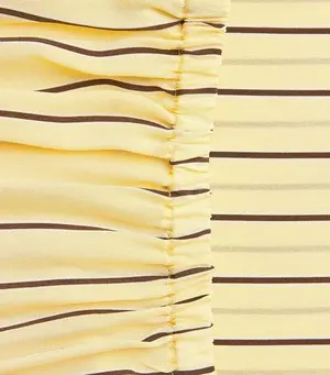 Staud Silk Stripe Trousers