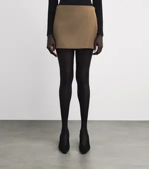 Camilla And Marc Wool-blend Pinstriped Mini Skirt