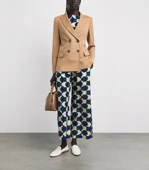 Max Mara Double-breasted Jersey Blazer
