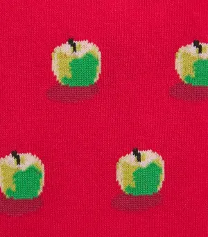 Paul Smith Crew Socks With Apple Pattern