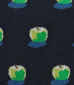 Paul Smith Apple Patterned Crew Socks