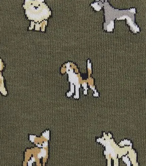 Paul Smith Dog Patterned Crew Socks