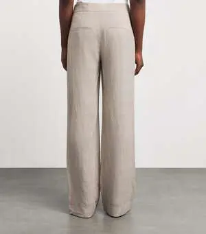 Veronica Beard Plaid Broderick Trousers