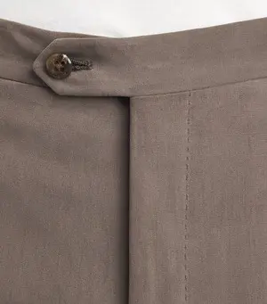 Corneliani Stretch-cotton Cashmere Trousers