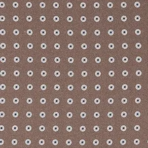 Canali Silk Medallion Print Pocket Square