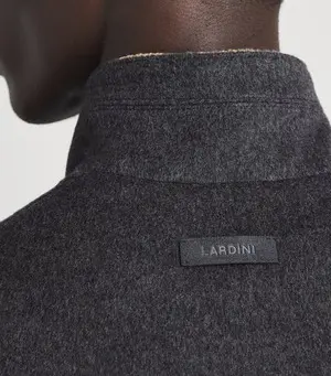 LARDINI Virgin Wool-cashmere Gilet