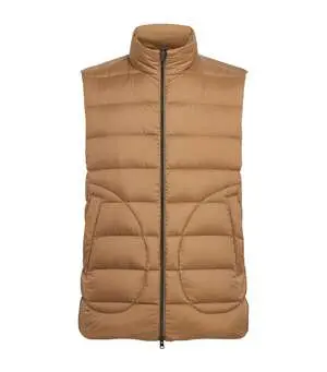 Herno Down Quilted Gilet - Beige