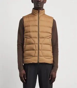 Herno Down Quilted Gilet - Beige