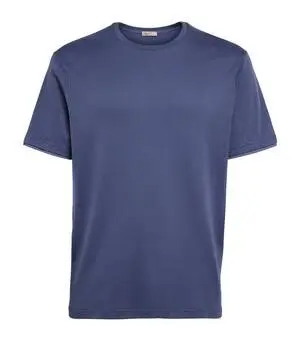 Herno Cotton Layered T-shirt - Blue