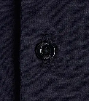 Herno Wool Polo Shirt - Blue