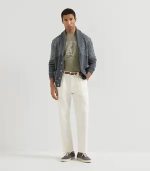 Brunello Cucinelli Neoclassical Print T-shirt