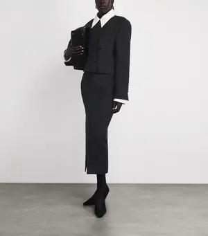 Camilla And Marc Double-breasted Cropped Blazer