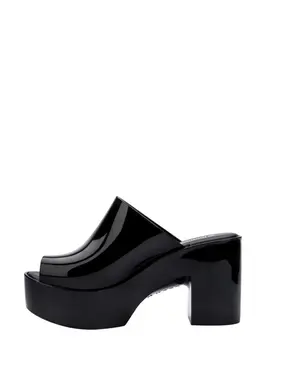 Melissa Hype Platform Mule Heels - Black
